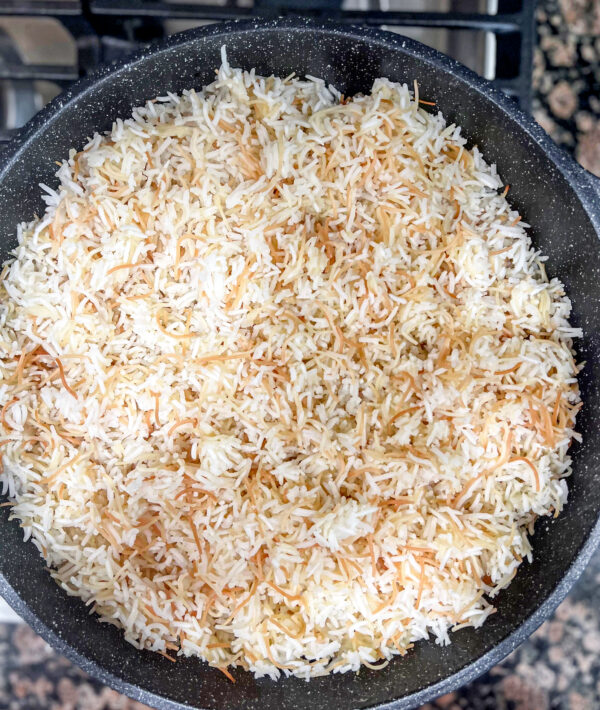 Easy Lebanese Rice Recipe with Vermicelli - Rana's Recipe