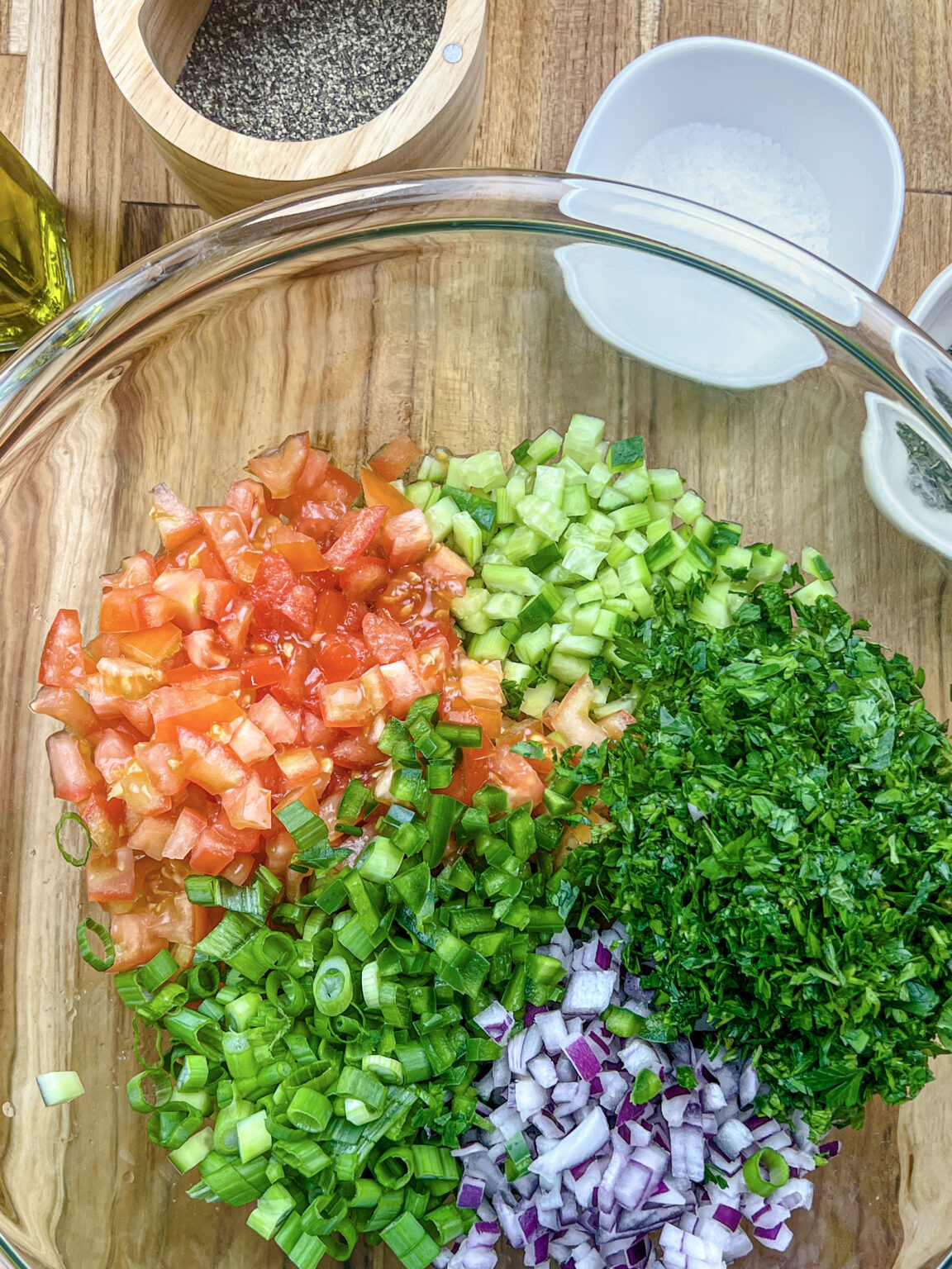 Traditional Arabic Salad Recipe - Rana's Recipe