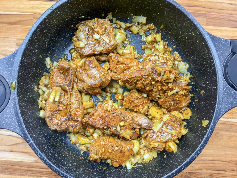 Okra Stew with Lamb (Bamia) – Middle Eastern Dish - Rana's Recipe