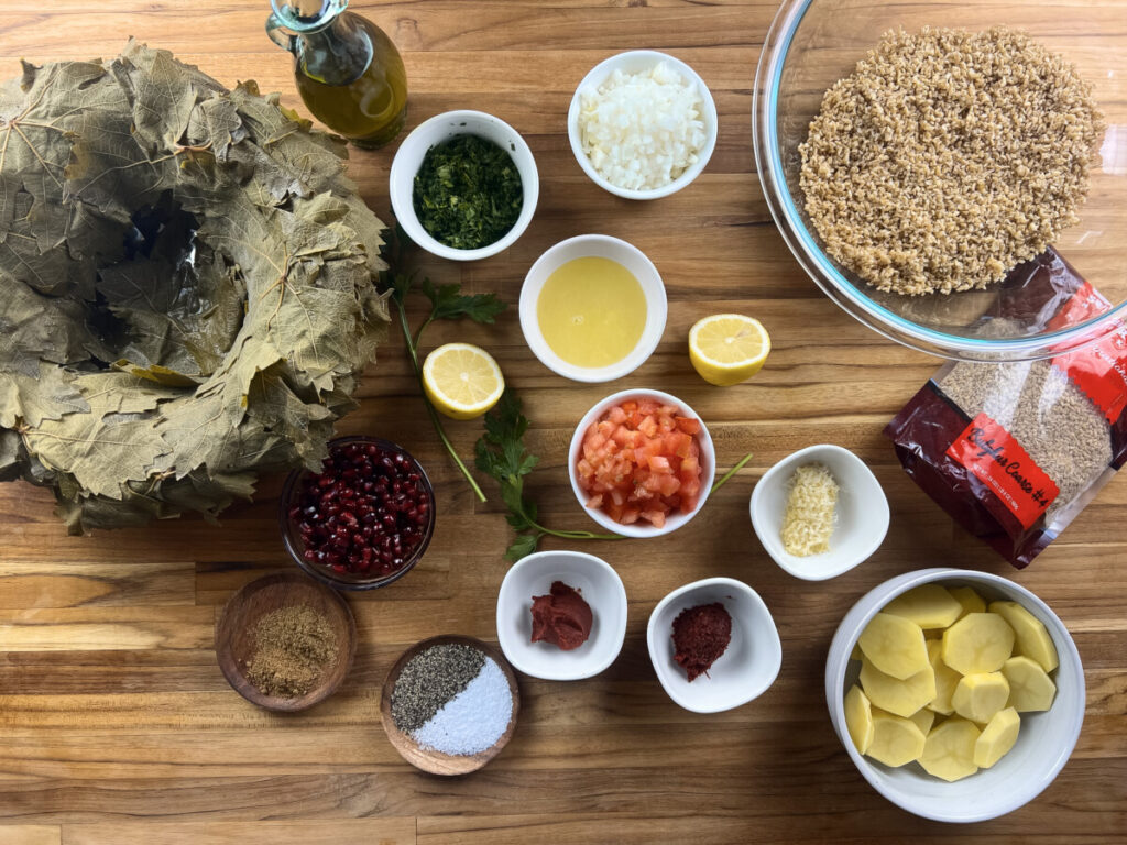 Vegetarian Stuffed Grape Leaves - Rana's Recipe