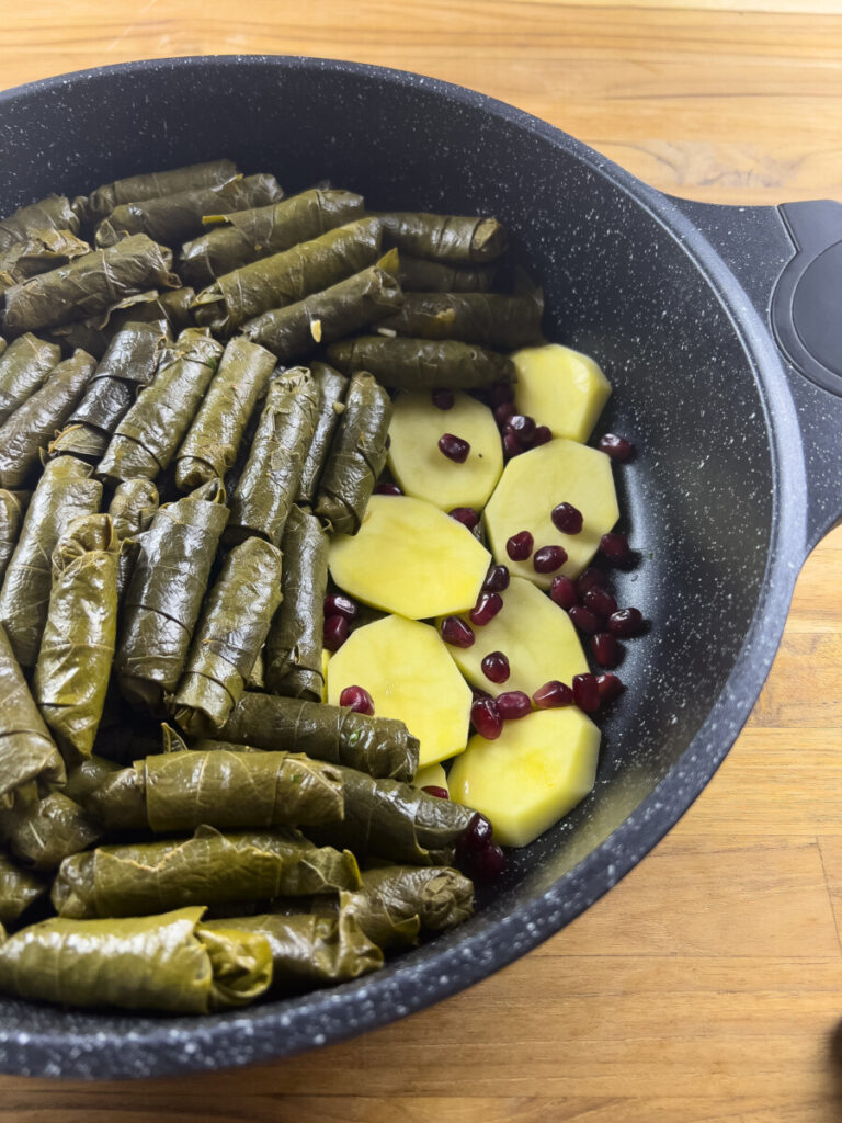 Vegetarian Stuffed Grape Leaves - Rana's Recipe