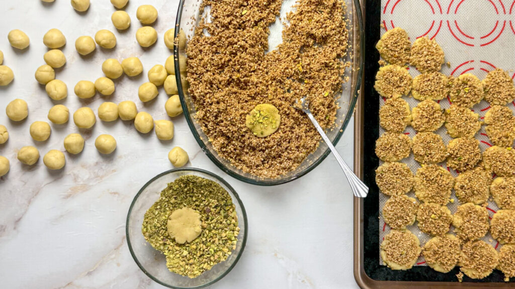 Sesame Cookies (Barazek): A Middle Eastern Delight - Rana's Recipe