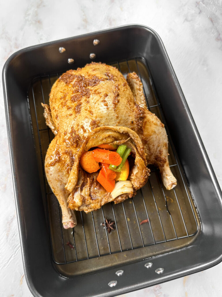 Tender and Juicy Whole Roasted Duck Recipe - Rana's Recipe