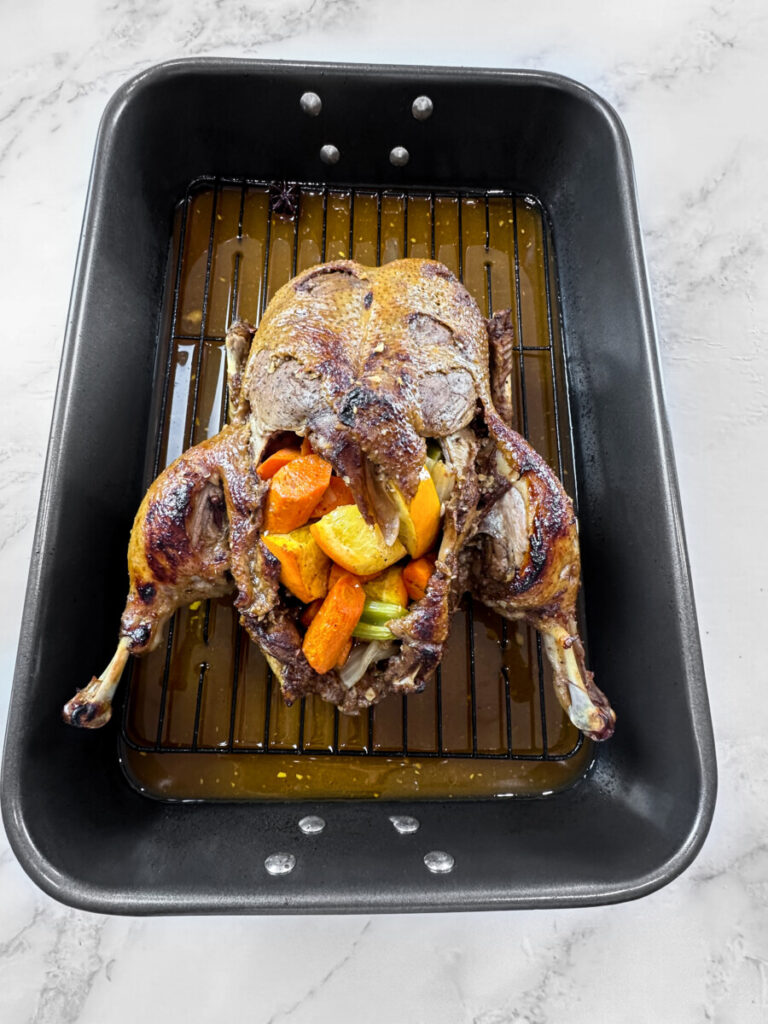 Tender and Juicy Whole Roasted Duck Recipe - Rana's Recipe