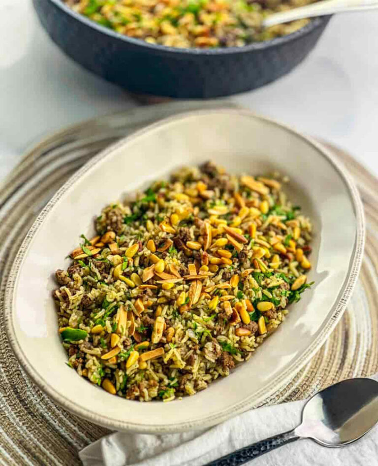 Lebanese Rice with Hashweh: A Flavorful Classic - Rana's Recipe