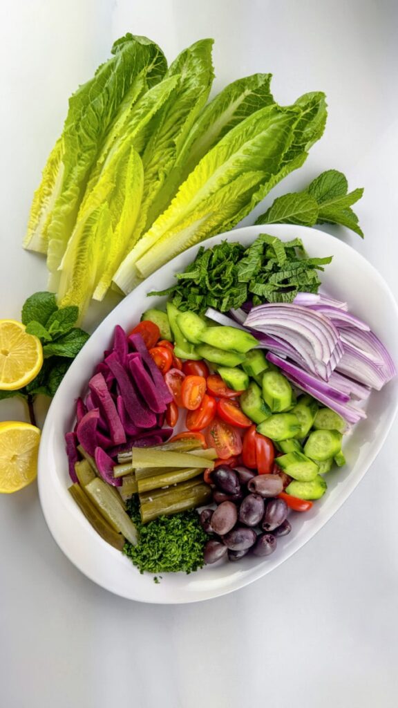 Lamb Shawarma Salad - Rana's Recipe